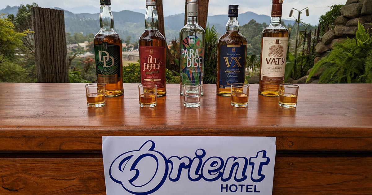 Coconut Arrack Tasting | Experiences | Orient Hotel